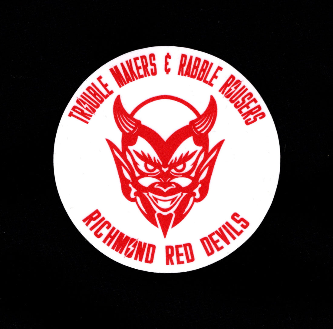 Red Devil 3" Sticker – Black Dog Printing